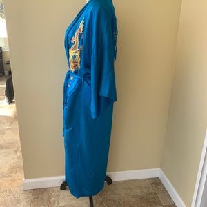 Intimates & Sleepwear | Phoenix 10 Silk Hand Embroidery Robe | Poshmark